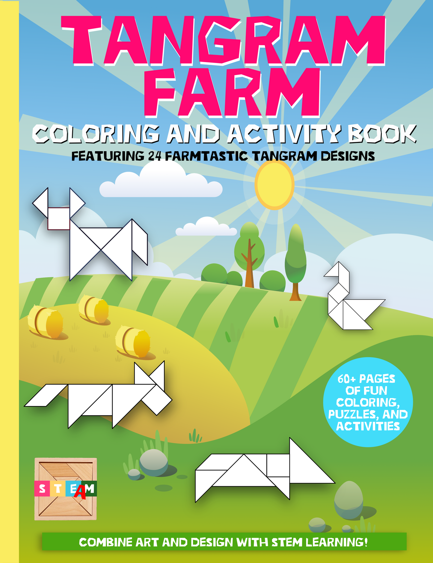 TANGRAM FARM Coloring and Activity Book makes STEAM learning fun ...